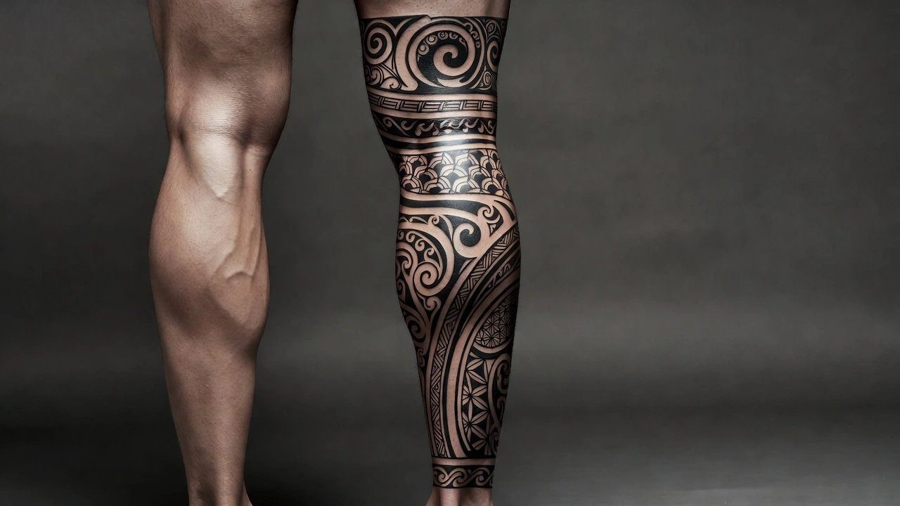 19 Bold Calf Tattoo Men Designs for Strength and Style